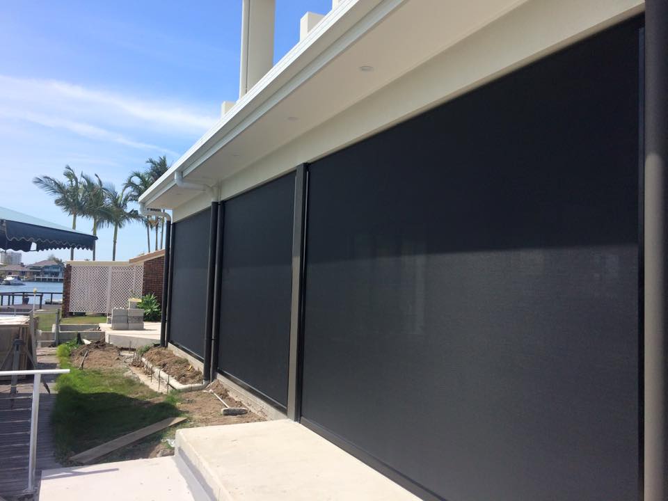 Qld heavy duty commercial channel blinds - Qld Shade