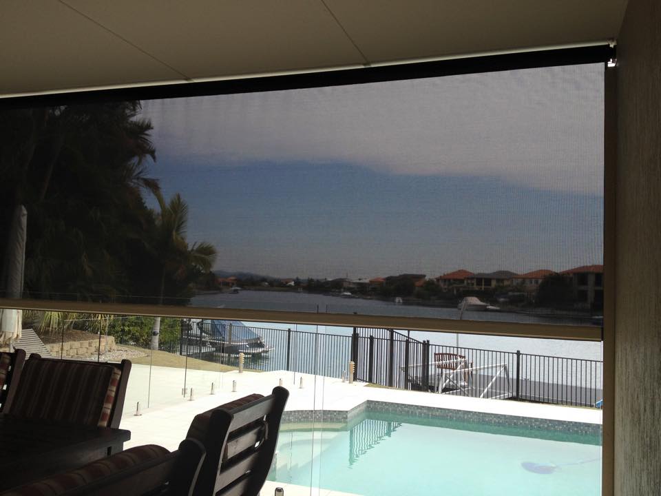 Qld heavy duty commercial channel blinds - Qld Shade