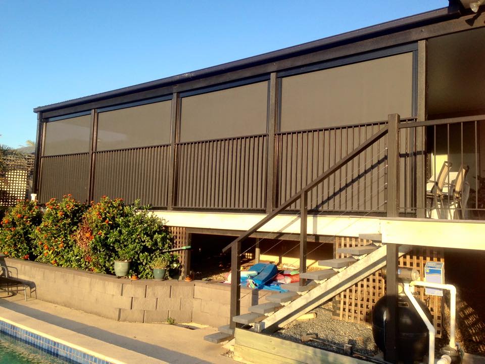 Qld heavy duty commercial channel blinds - Qld Shade